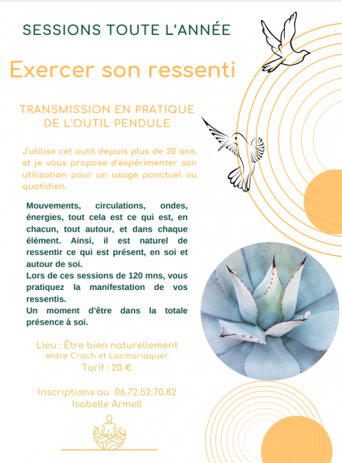 EXERCER SON RESSENTI - Etre bien naturellement